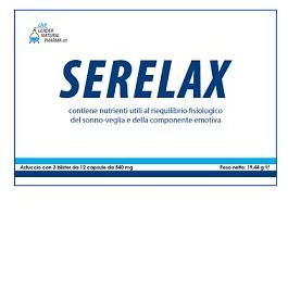 Serelax Integratore Ansia e Stress 36 Capsule
