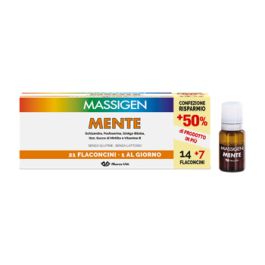 Massigen Mente integratore concentrazione 21 flaconcini 10 ml