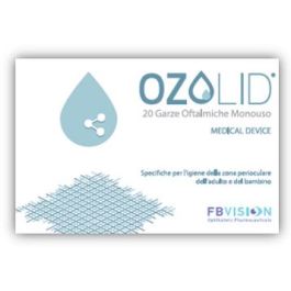 Ozolid Garza Oftalmica Monouso Igiene Perioculare 20 pezzi