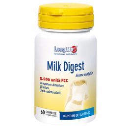 Longlife Milk Digest Integratore per la digestione del Lattosio 60 ...