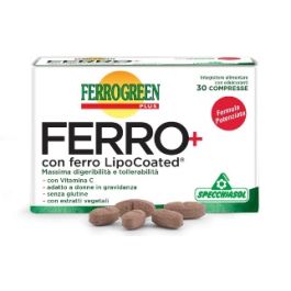 Ferrogreen Plus Ferro+ Integratore ferro 30 Compresse