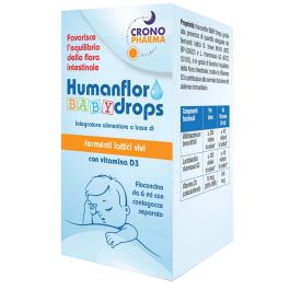 Humanflor Baby Drops integratore pediatrico per l'equilibrio della ...