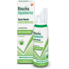 Rinazina Aquamarina Spray Nasale Isotonico Acqua Di Mare E Aloe Vera 100 ml