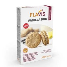 Mevalia Flavis Vanilla Duo biscotti ripieni senza glutine 220 gr