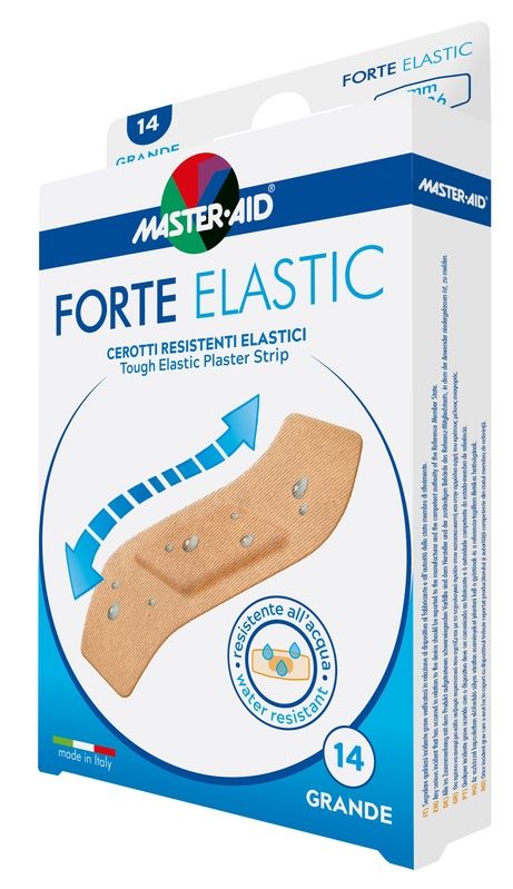 Master Aid Forte Elastic Cerotti Elastici e Resistenti Misura Grande 12 ...
