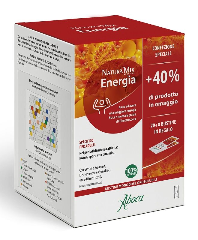 Aboca NATURA Mix Advanced Energia integratore alimentare 28 bustine