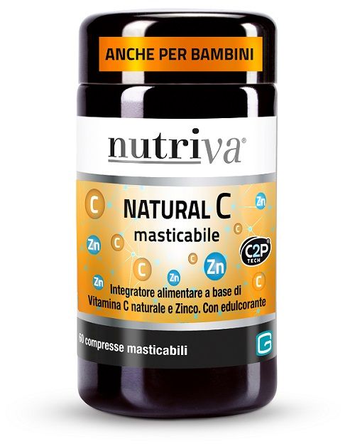 Nutriva Natural C Integratore a base di vitamina C 60 compresse