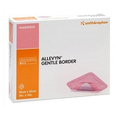 Allevyn Gentle Border medicazione in schiuma di poliuretano 10x10 cm ...